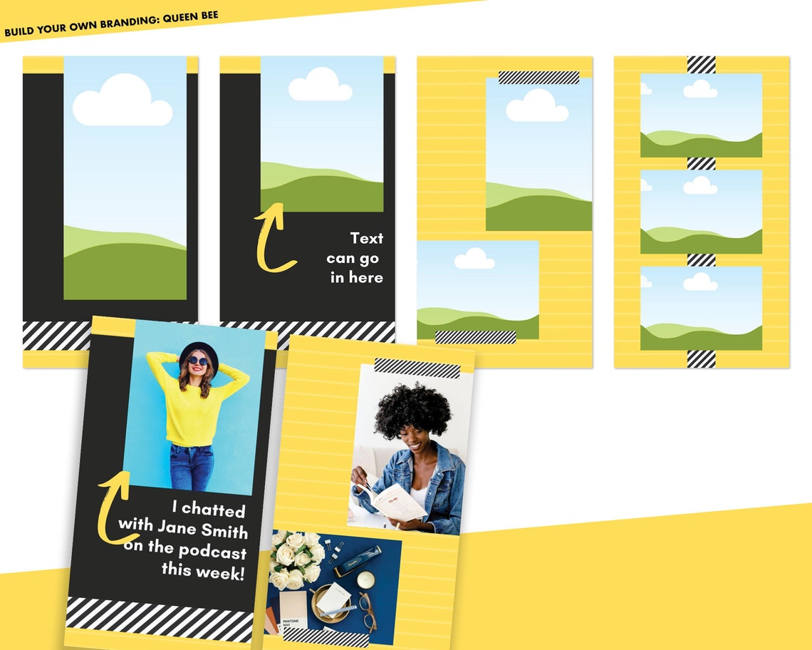 Social Media Template Bundle for Canva - Etsy