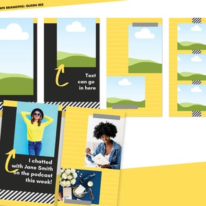 Social Media Template Bundle for Canva - Etsy