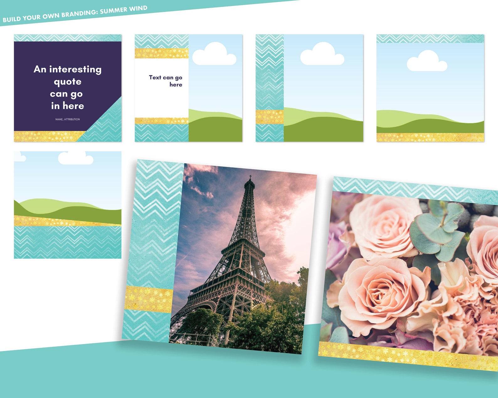 Social Media Template Bundle for Canva - Etsy