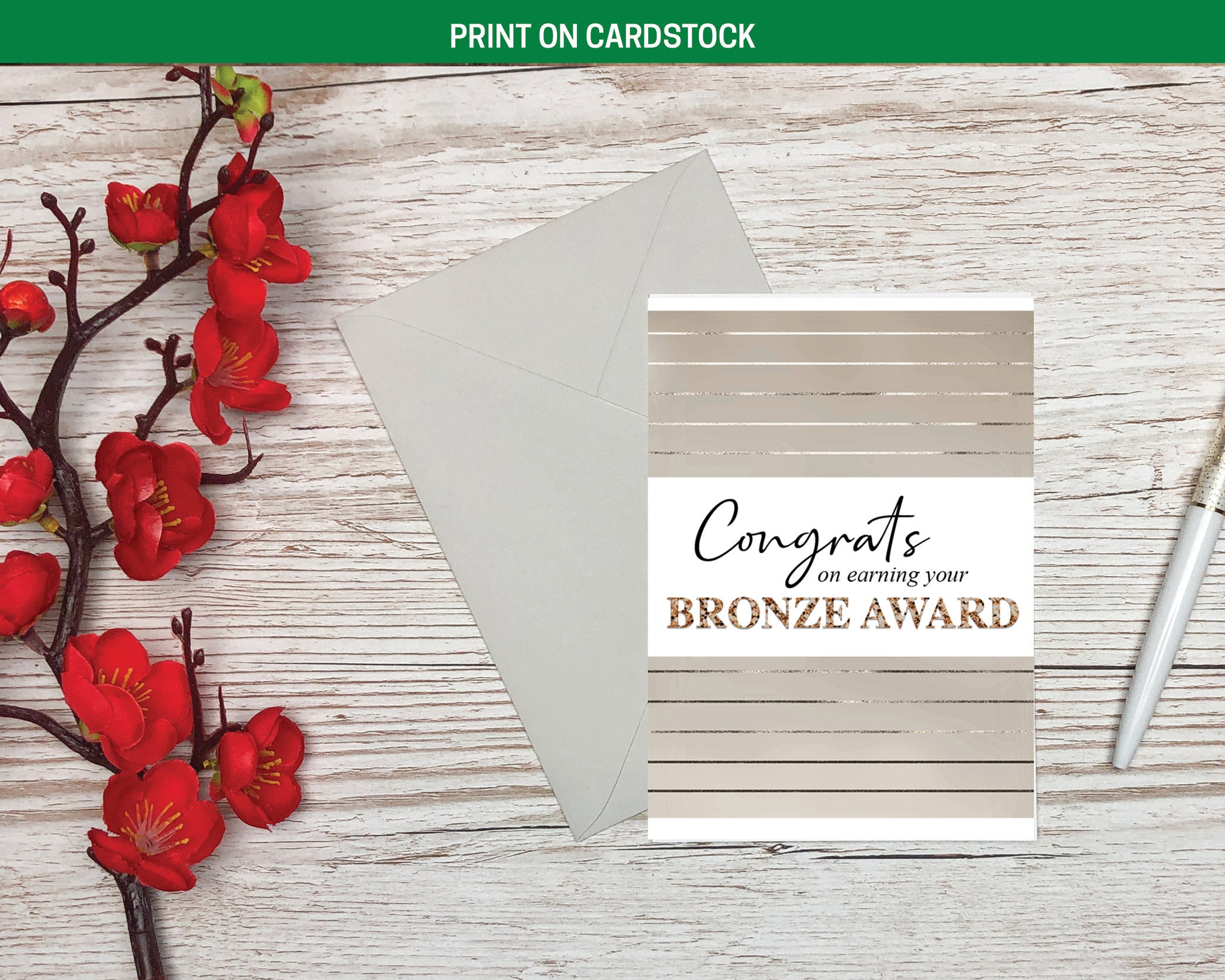 Scout Bronze Award Cards - Etsy