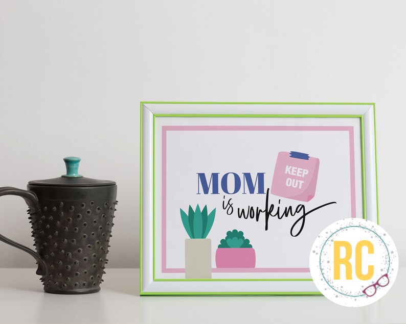 Mom's Office Printable Signs - Etsy