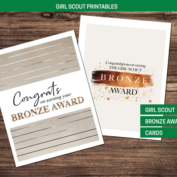 Girl Scout Bronze Award Svg - Etsy