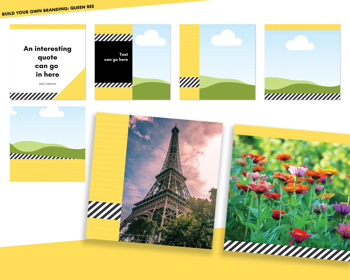 Social Media Template Bundle for Canva - Etsy