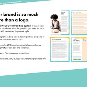 Workbook Template for Canva 20 Page Designs - Etsy