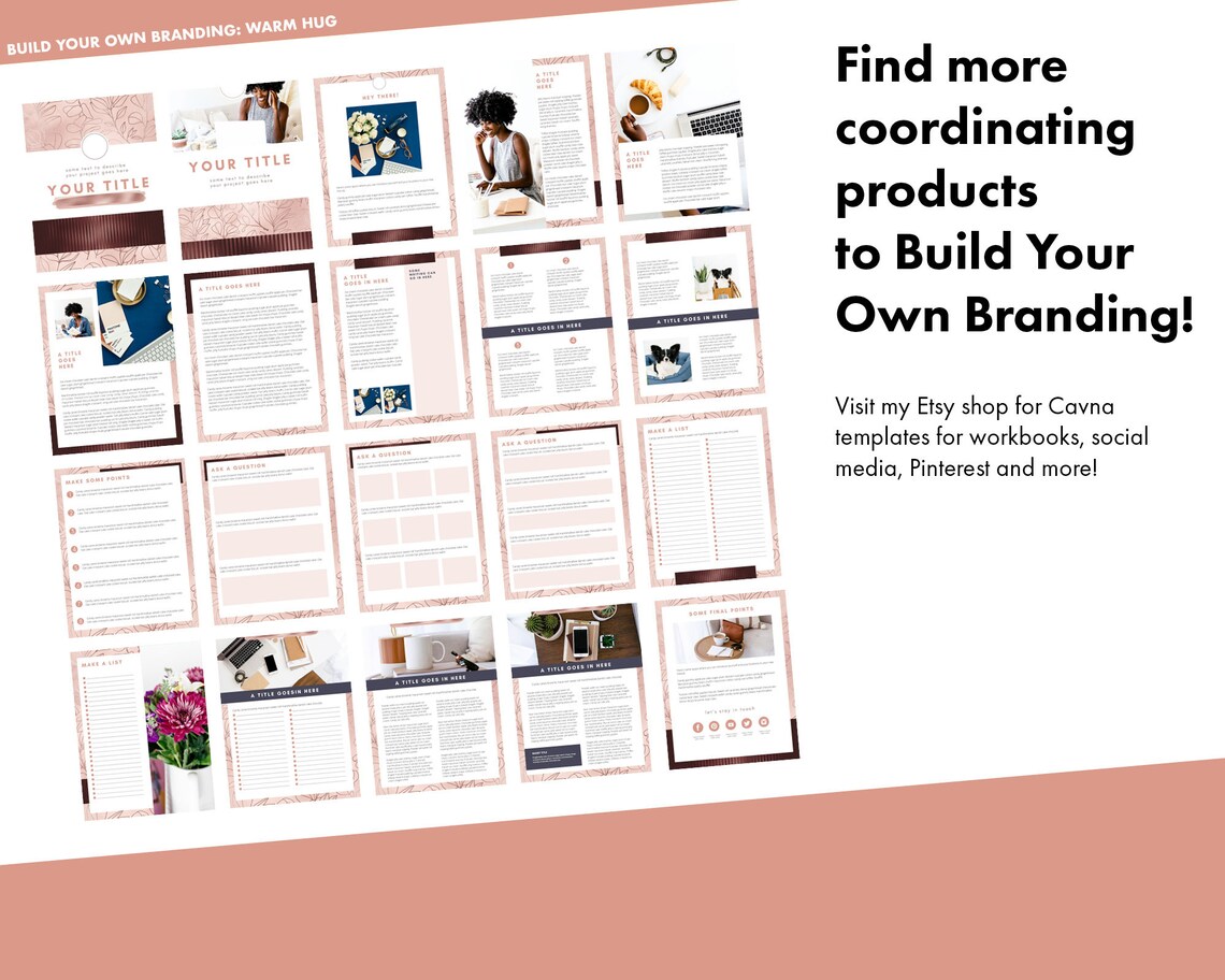 Welcome Template for Canva 4 Page Designs - Etsy