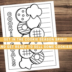Girl Scout Cookie Goal Tracker Printable - Etsy