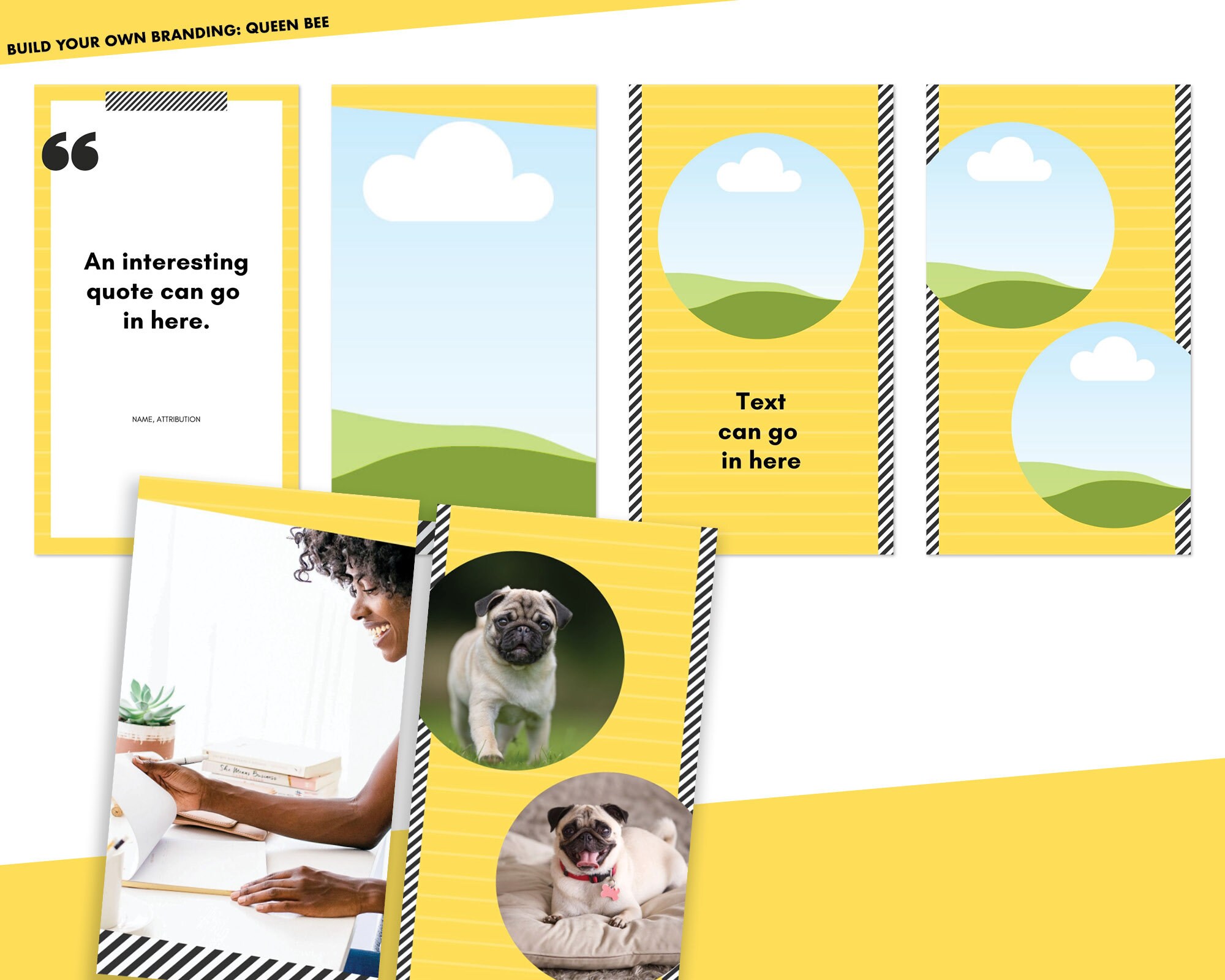 Social Media Template Bundle for Canva - Etsy