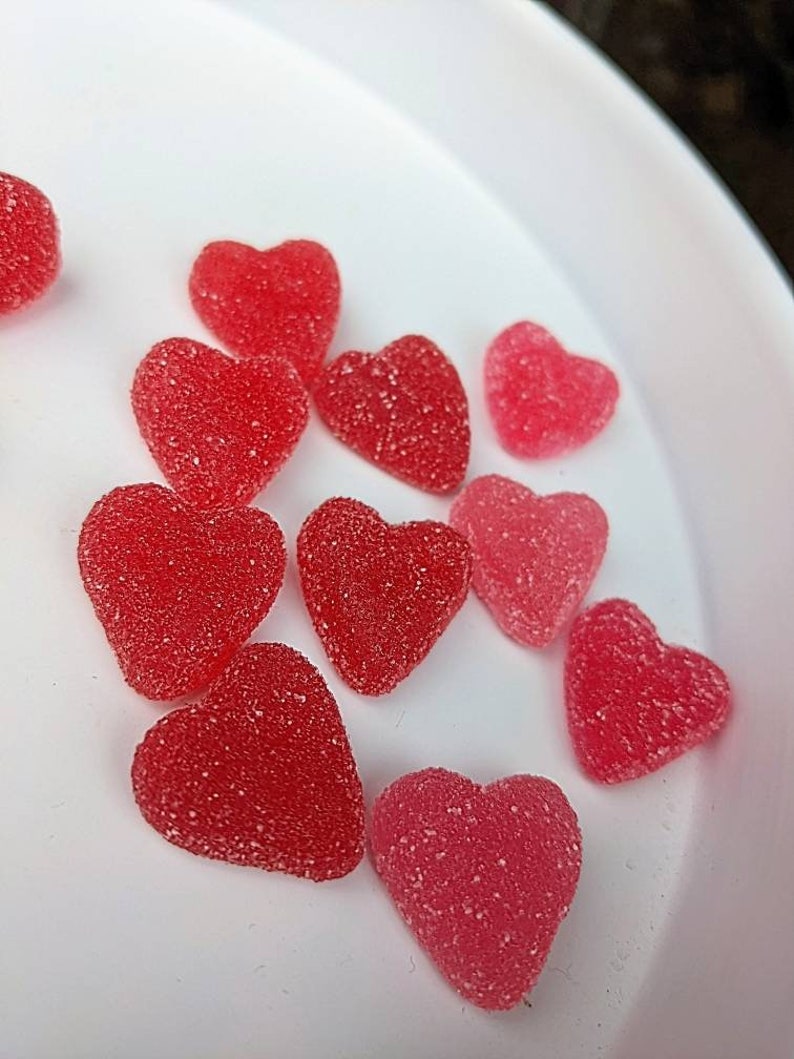 Fake Candy Hearts Faux Jelly Candy Hearts Valentine's - Etsy