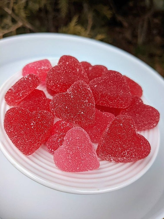 Fake Candy Hearts Faux Jelly Candy Hearts Valentine's - Etsy