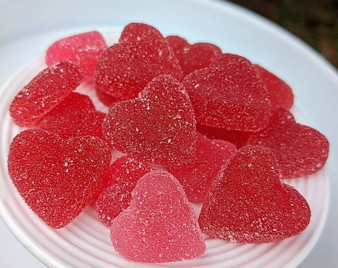 Fake Candy Hearts, Faux Jelly Candy Hearts, Valentine's Day Decor ...