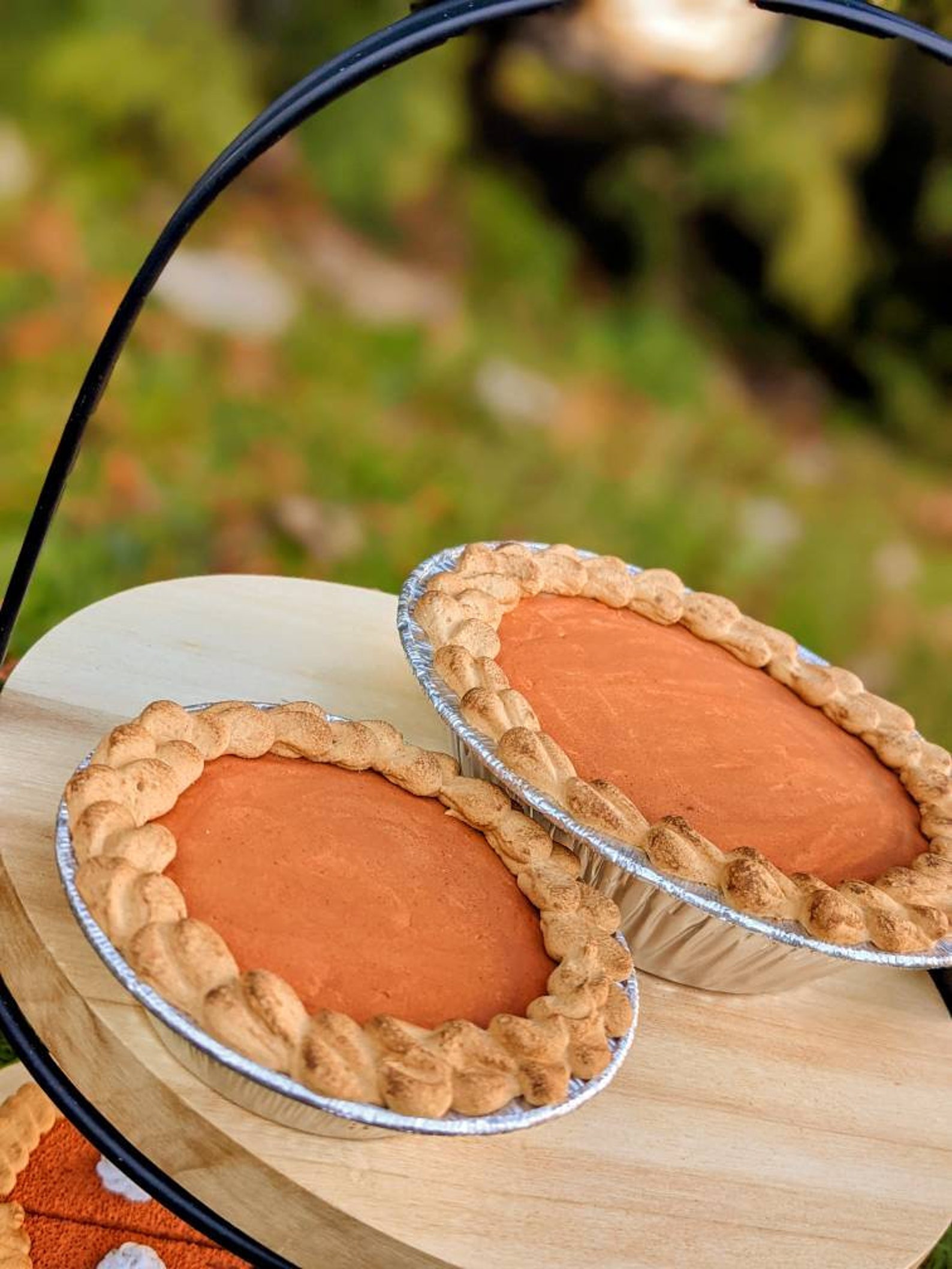 Faux Pumpkin Pie, Fake Pie, Fake Pumpkin Pie, Non-edible Faux Treat ...