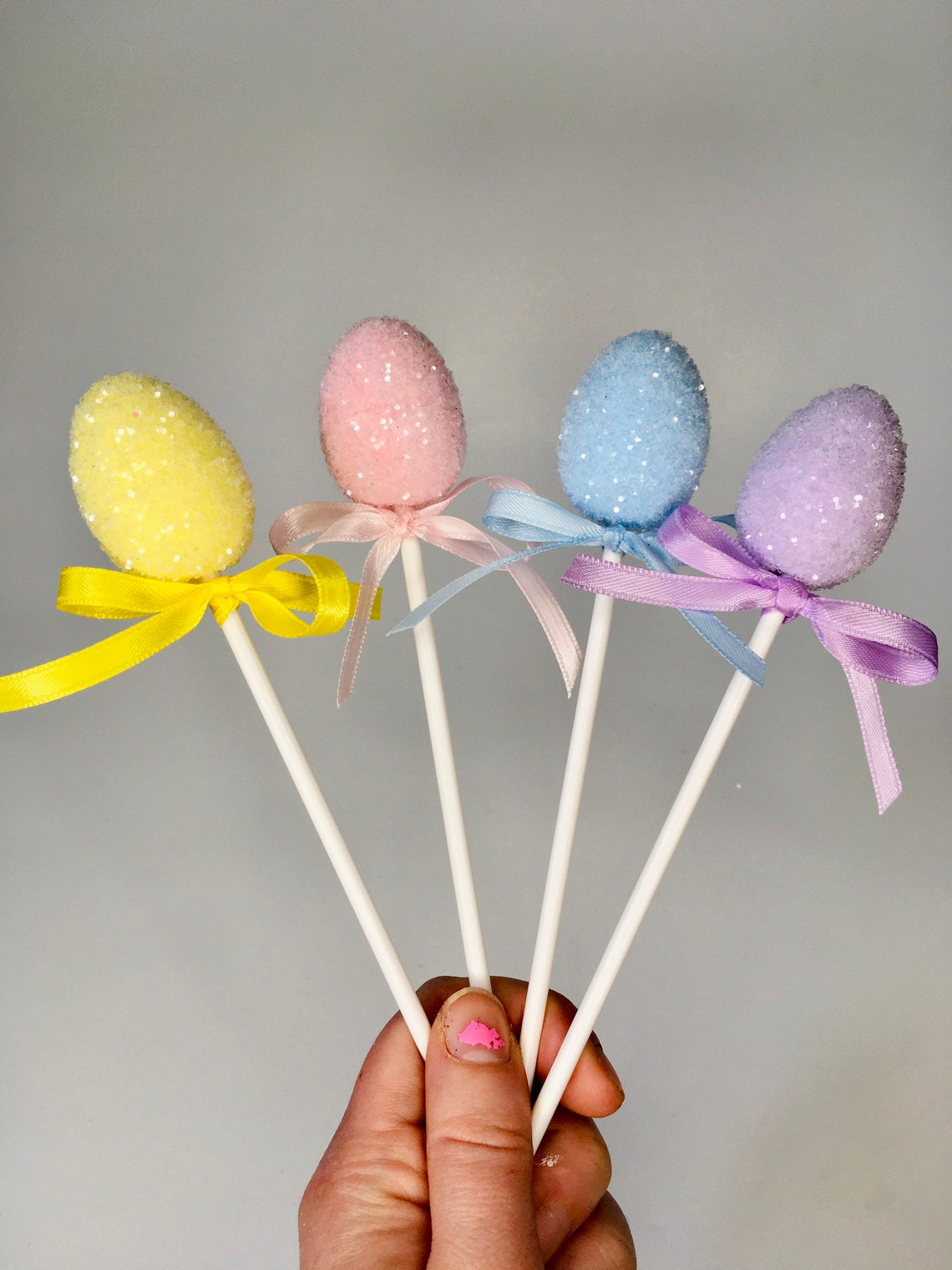 Fake Easter Egg Cake Pops Fake Easter Cupcakes Pastel Easter - Etsy