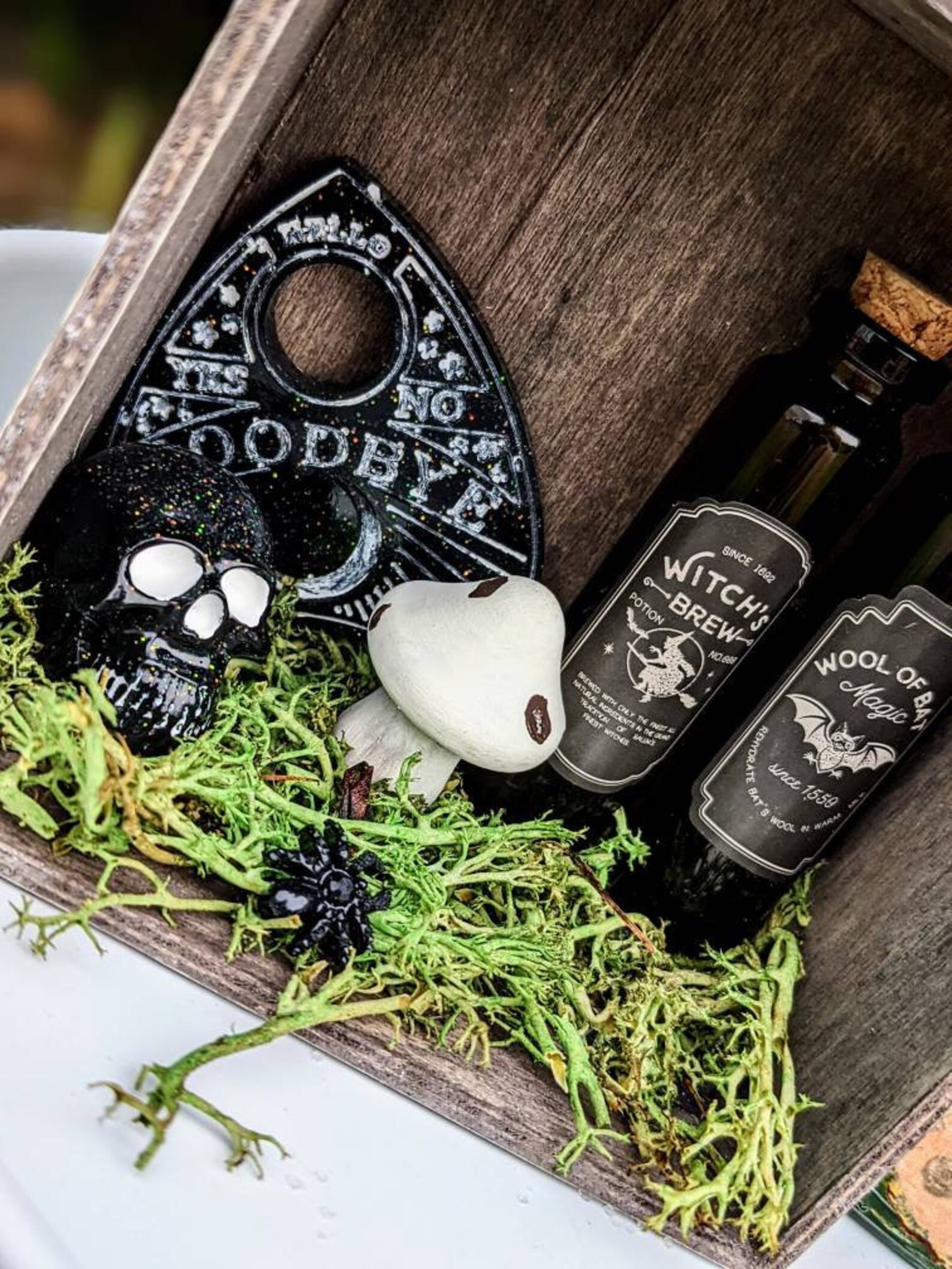 Potion Bottle Halloween Decor Mini Potion Bottleswitch Small - Etsy