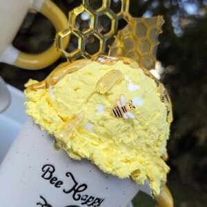Bee Ice Cream Decor, Tier Tray Faux Cupcake - Etsy