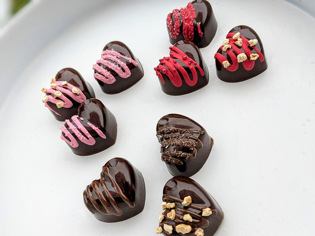 Fake Candy Hearts, Faux Chocolate Candy Hearts, Valentine's Day Decor ...