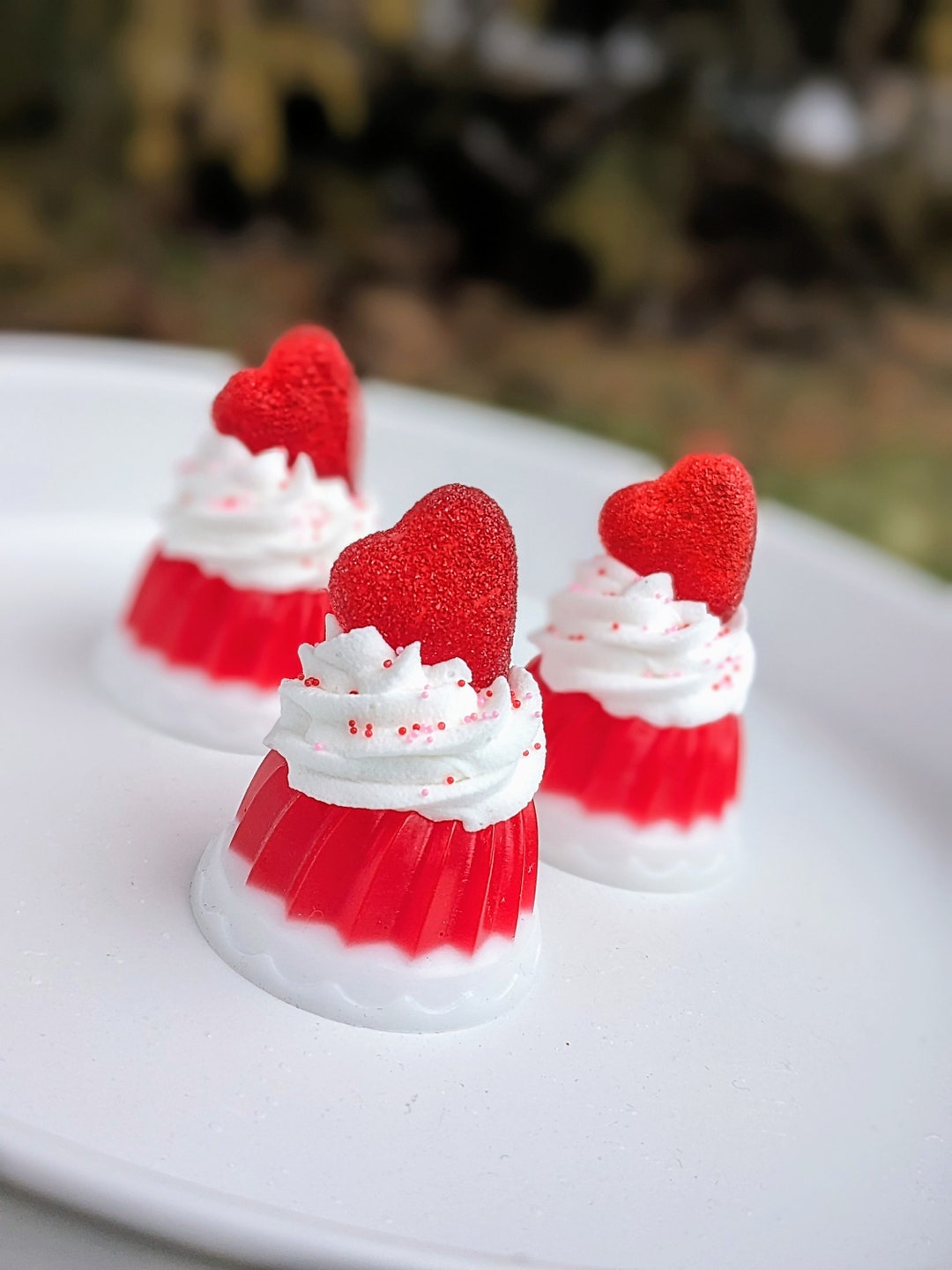 Fake Candy Hearts, Faux Jelly Candy Hearts, Valentines Decor ...