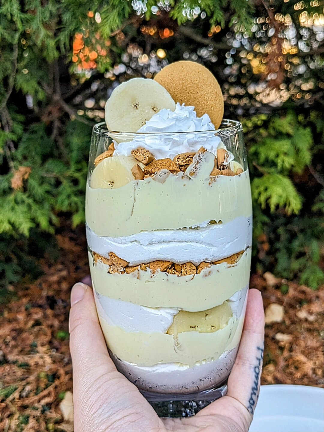 BANANA Pudding Parfait Faux Dessert, Faux Banana Drink, Fake Bake Photo ...