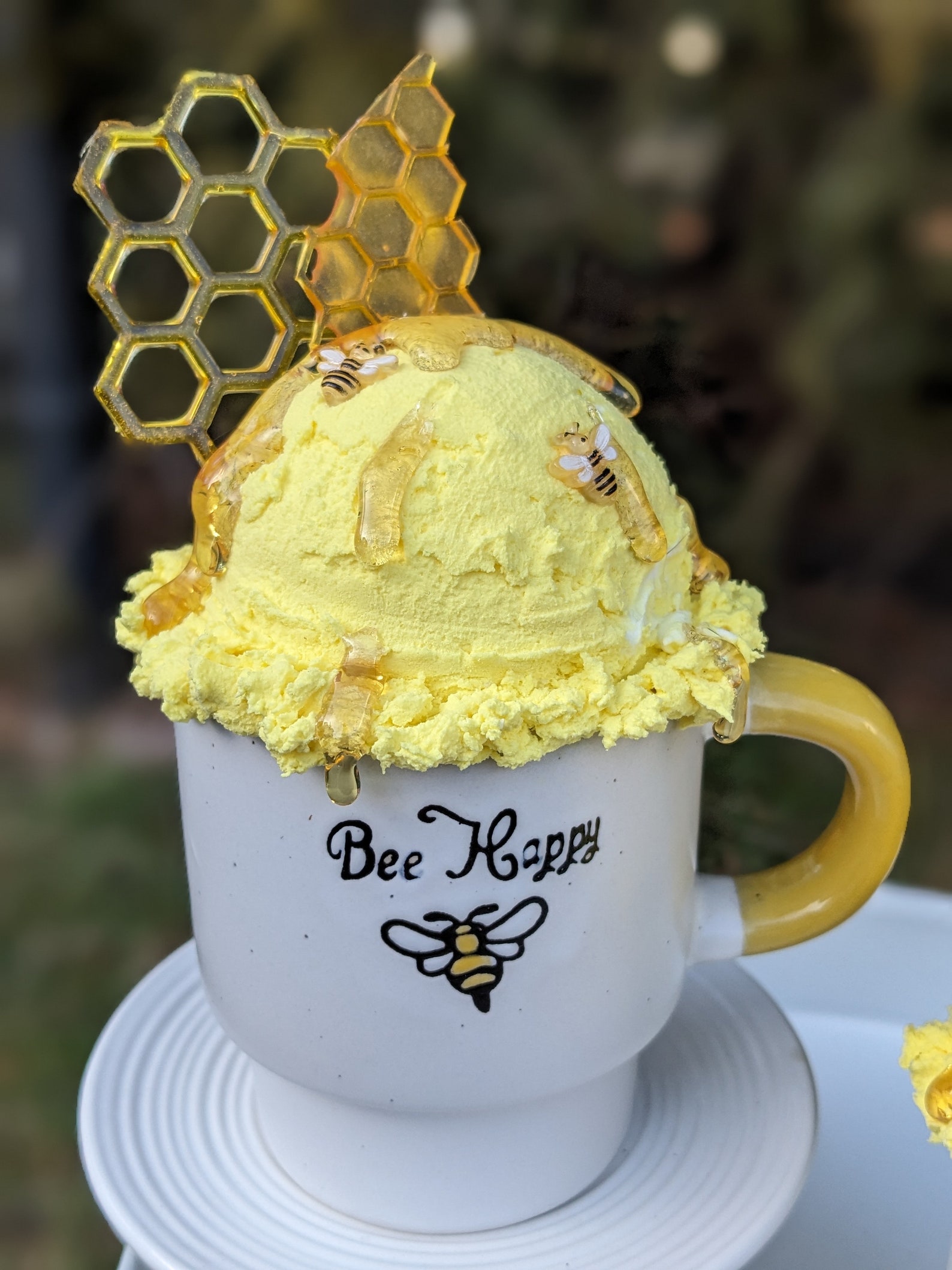 Bee Ice Cream Decor, Tier Tray Faux Cupcake - Etsy