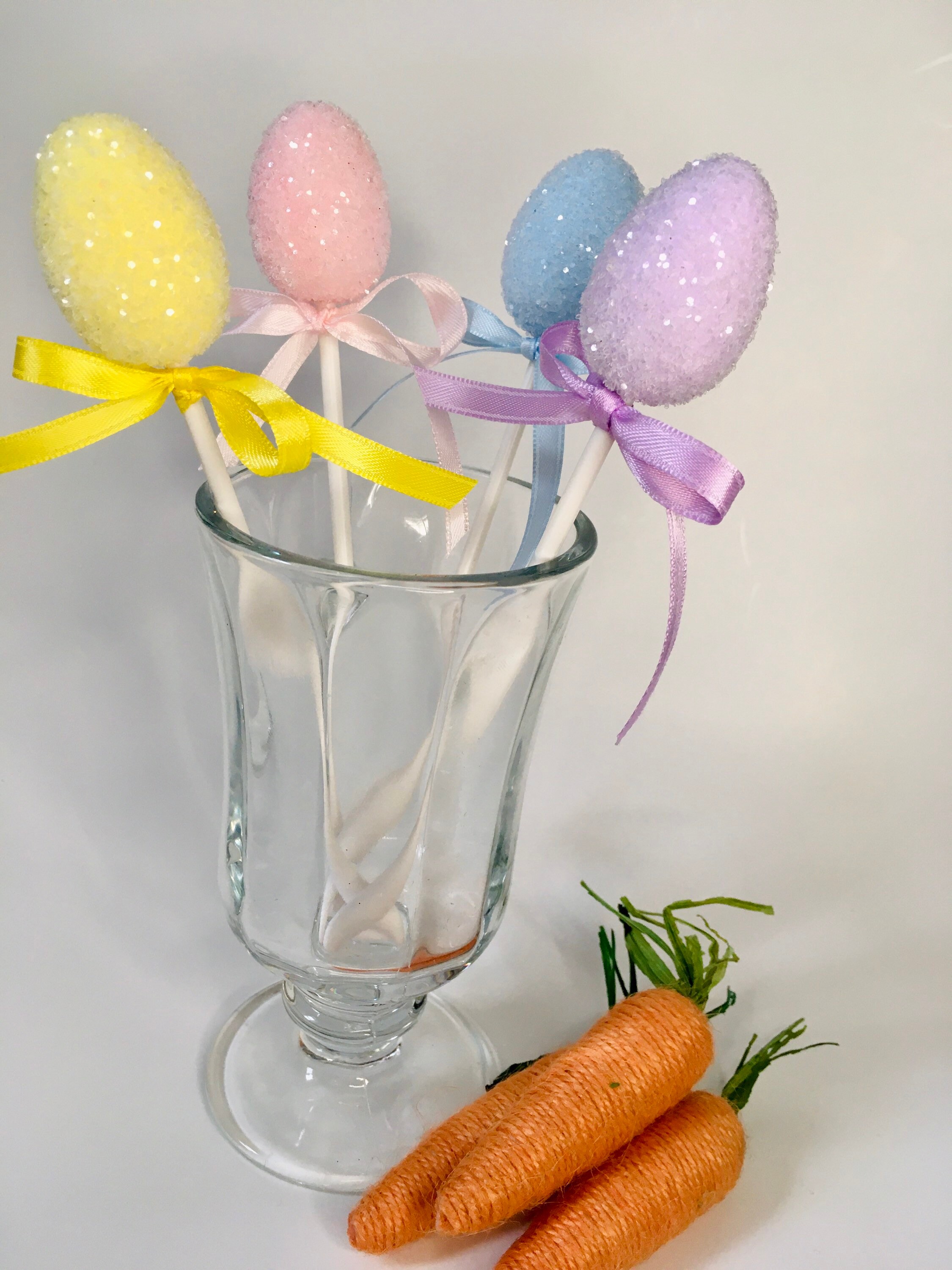 Fake Easter Egg Cake Pops Fake Easter Cupcakes Pastel Easter - Etsy