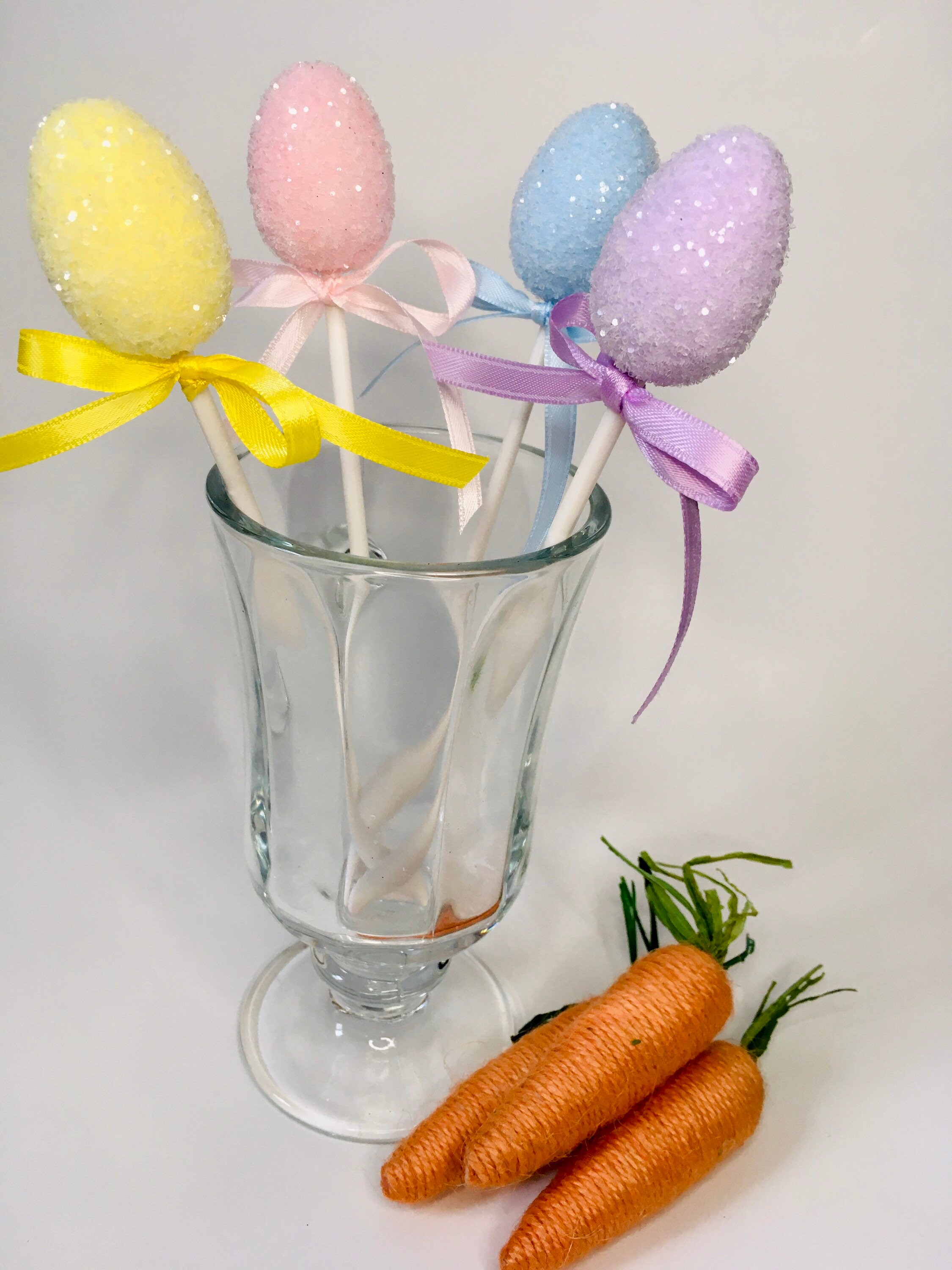 Fake Easter Egg Cake Pops Fake Easter Cupcakes Pastel Easter - Etsy