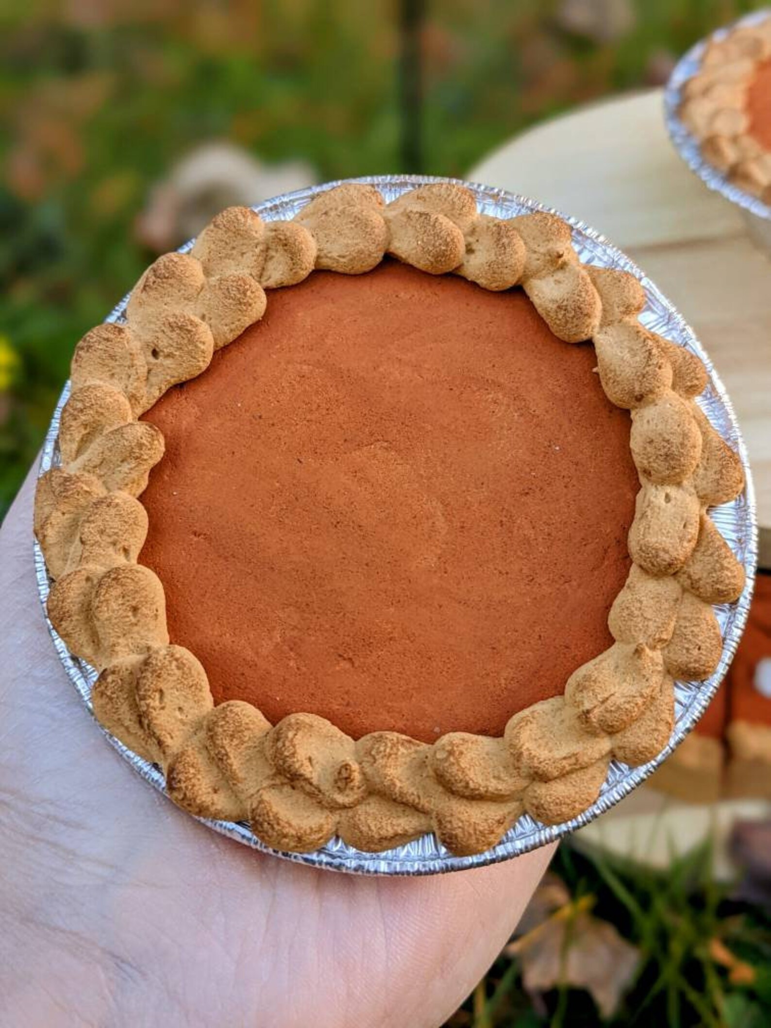 Faux Pumpkin Pie, Fake Pie, Fake Pumpkin Pie, Non-edible Faux Treat ...