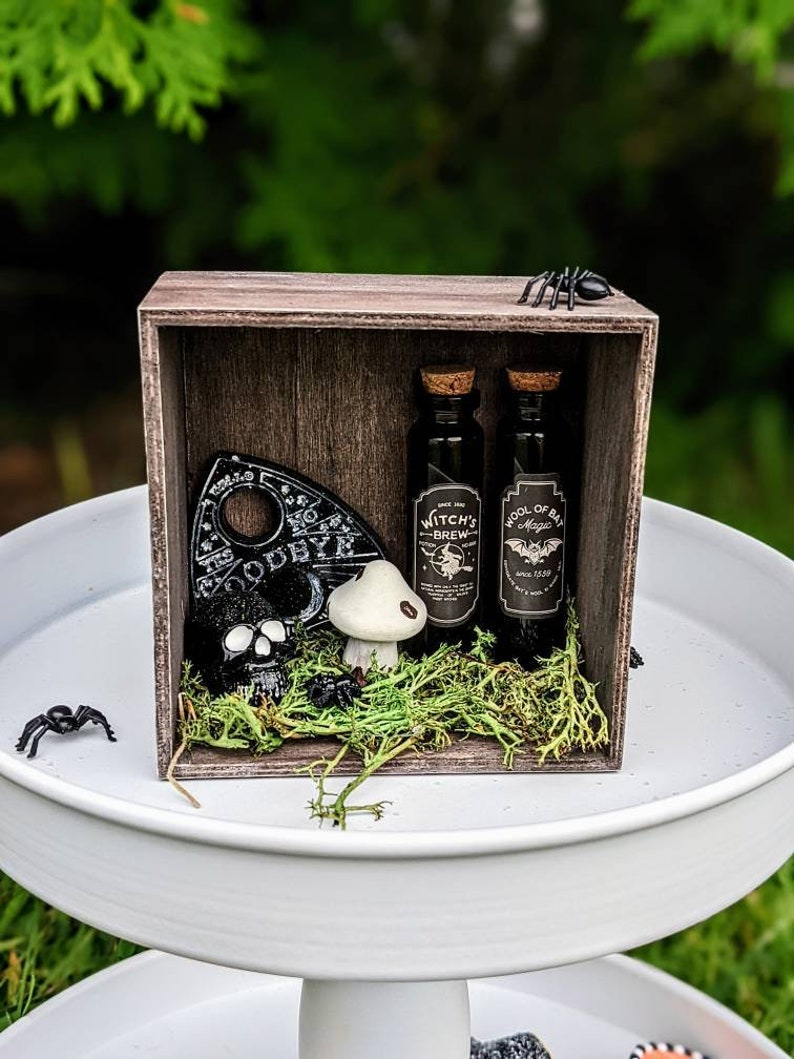 Potion Bottle Halloween Decor Mini Potion Bottleswitch Small - Etsy