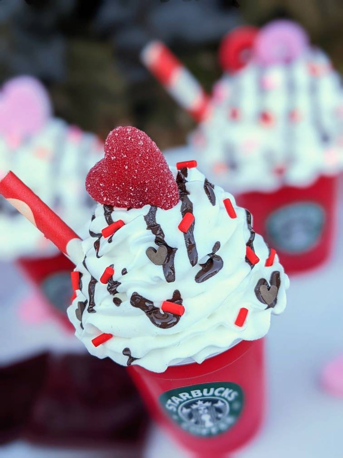 Fake Mini Whipped Cream Coffee Fake Hot Chocolate | Etsy