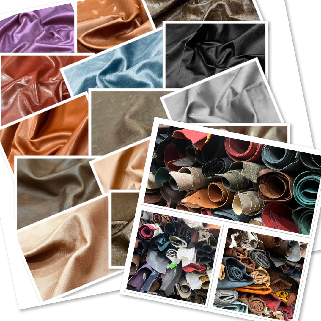 UK Bovine Leather Mystery Bundle, Pittards Assorted Leather - Etsy