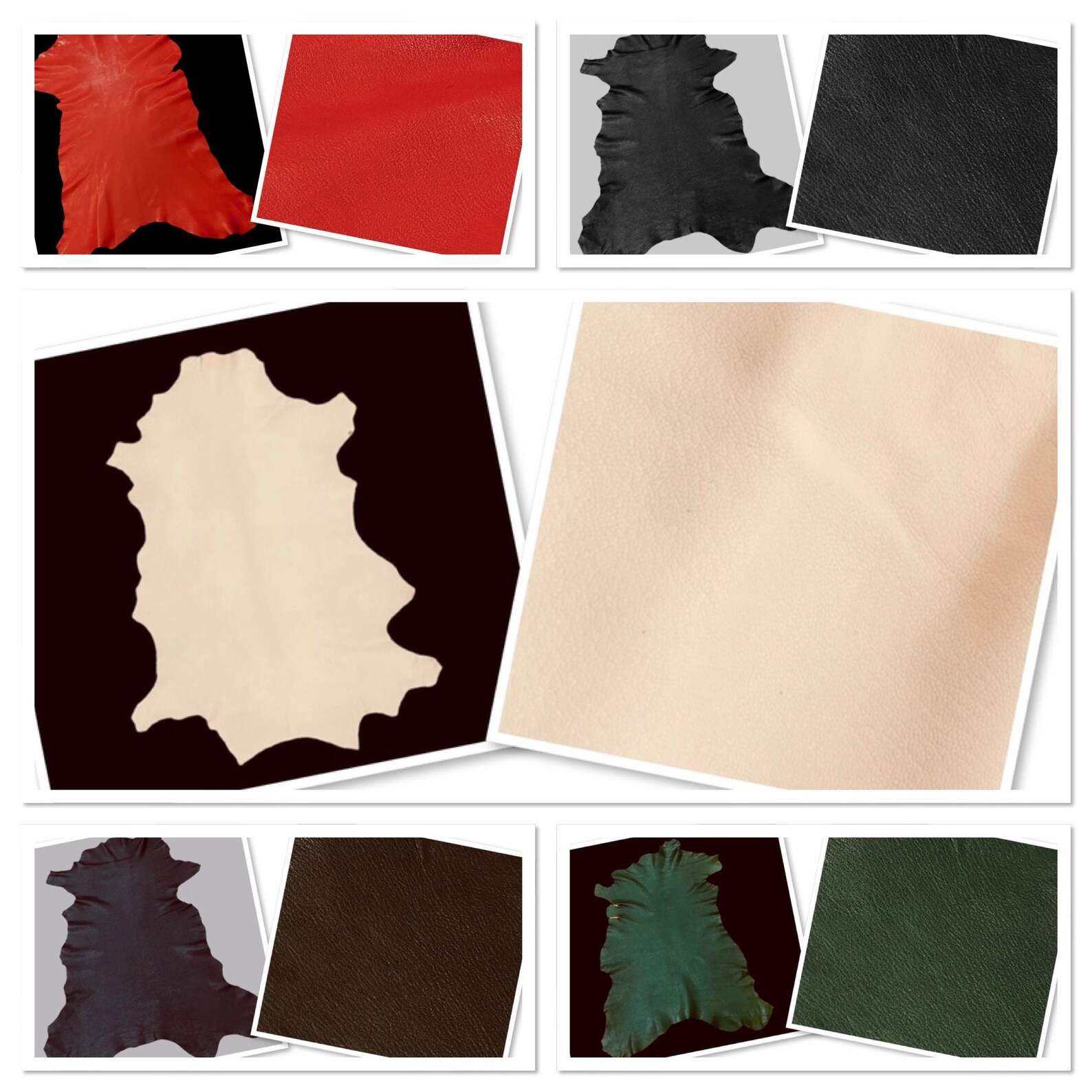 Vegetable Tanned Goat Skin Natural & Dyed : Soft Feel - Etsy UK