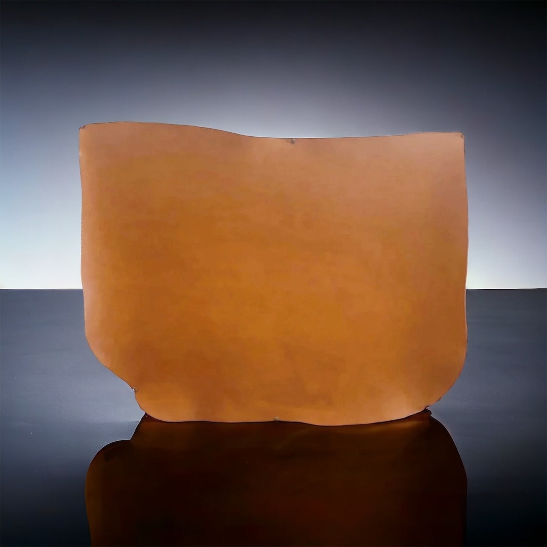 Tan Coloured Veg-tan Leather Shoulder: Cow Leather, 4 Weights. Pre-dyed ...