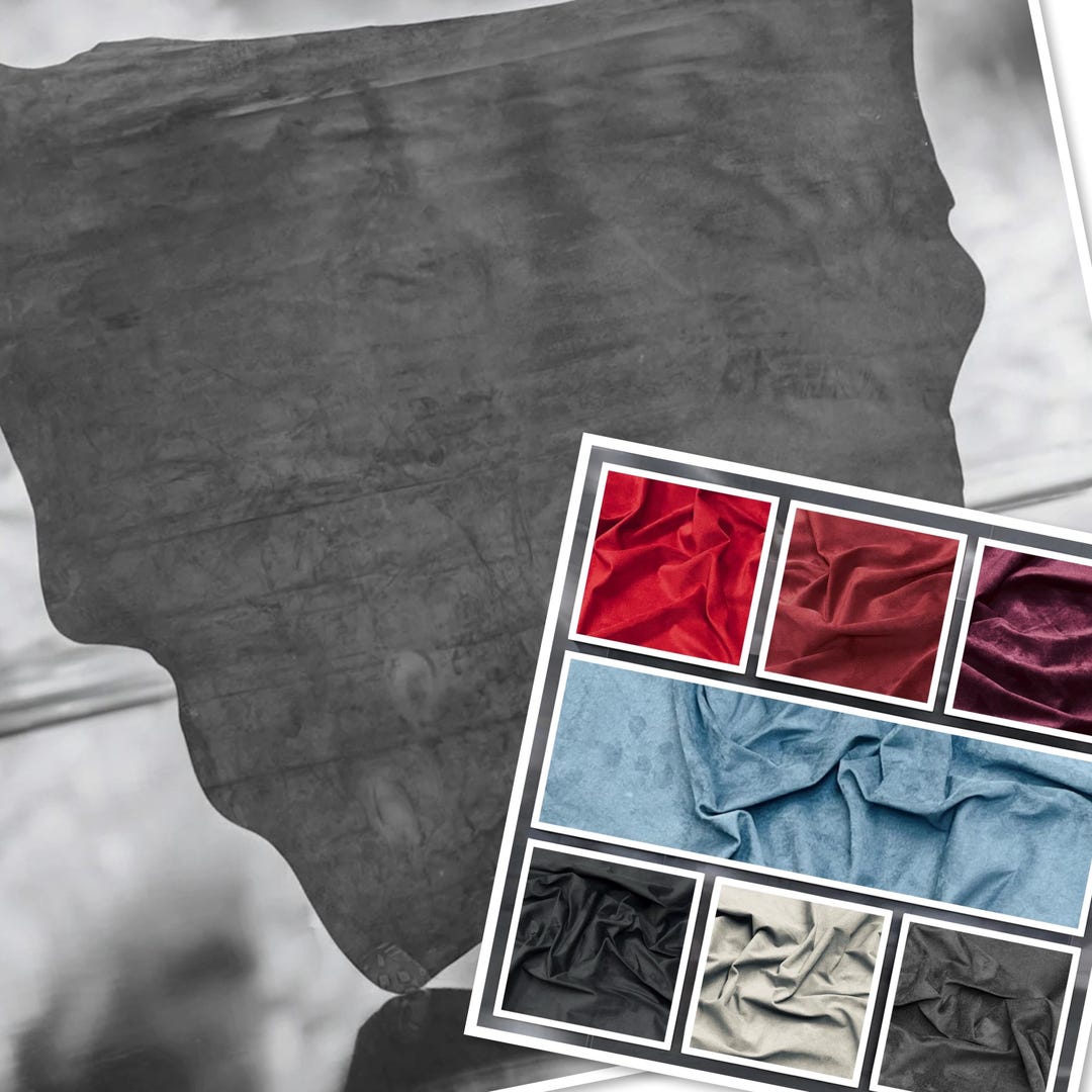 Pig Suede Leather: Soft, Lightweight Lining Fabric (105 X 95cm) Page 3/ ...