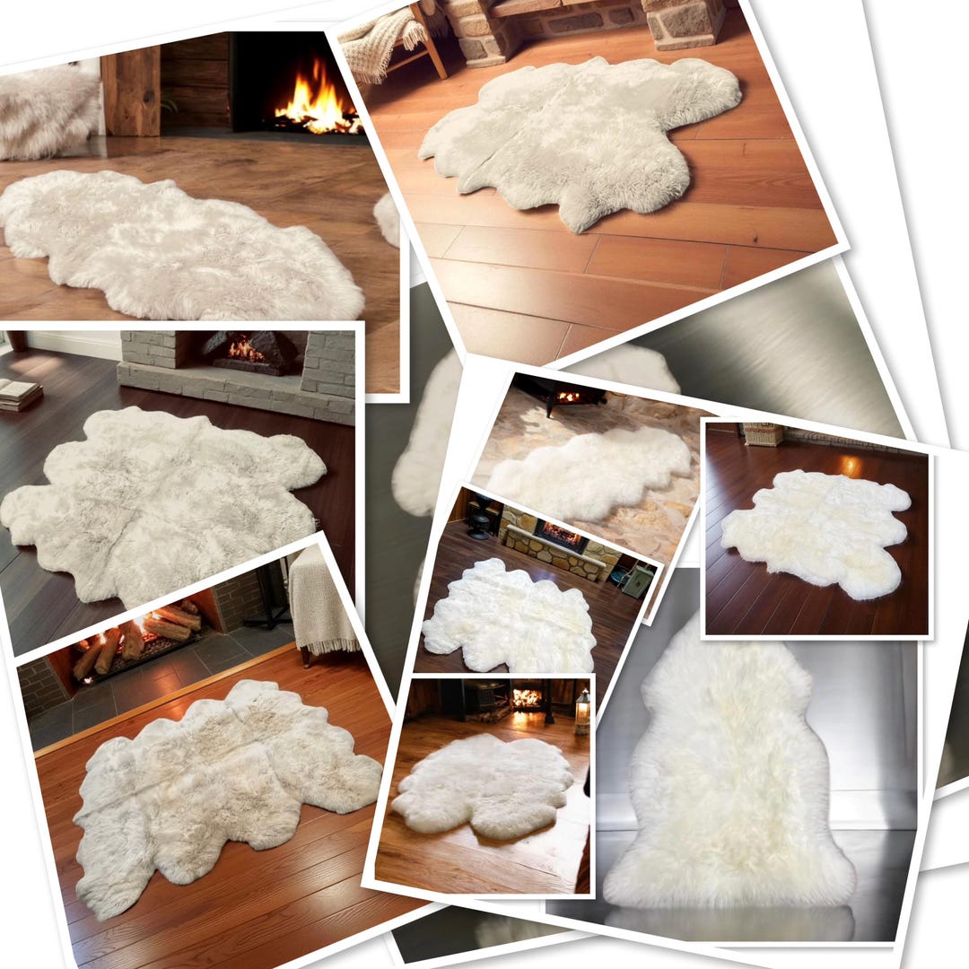 Sheepskin Rugs - Doubles, Quads, Sexto & Octo, Soft and Luxurious ...