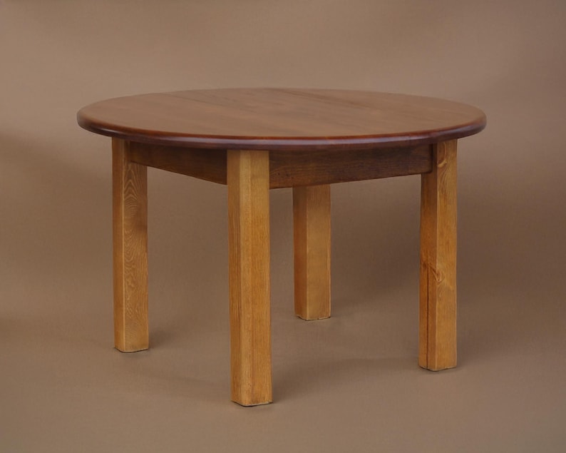 Customizable Wooden Circle Table - Etsy