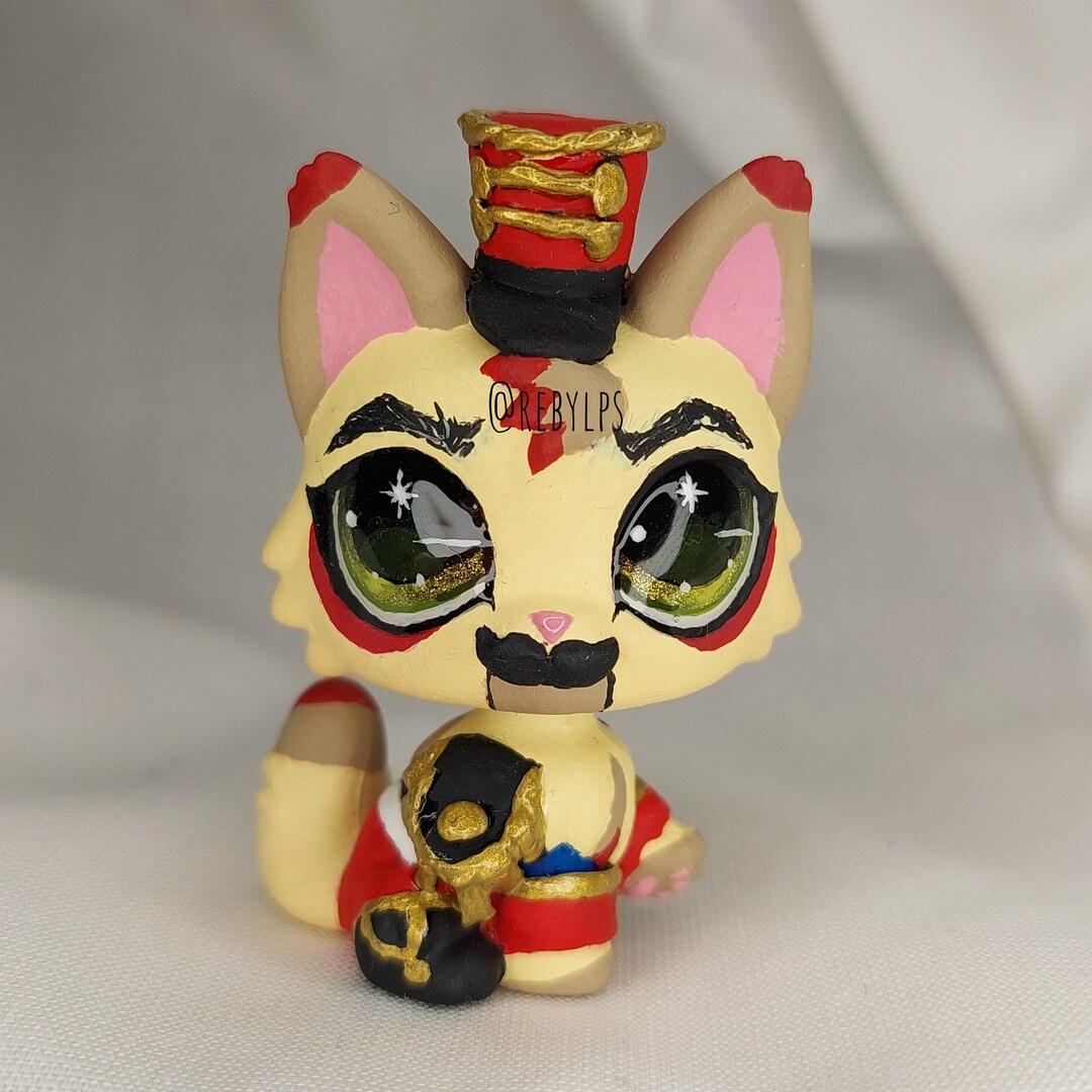 Littlest Pet Shop OOAK Custom Nutcracker Cat, Lps Nostalgic Toys ...