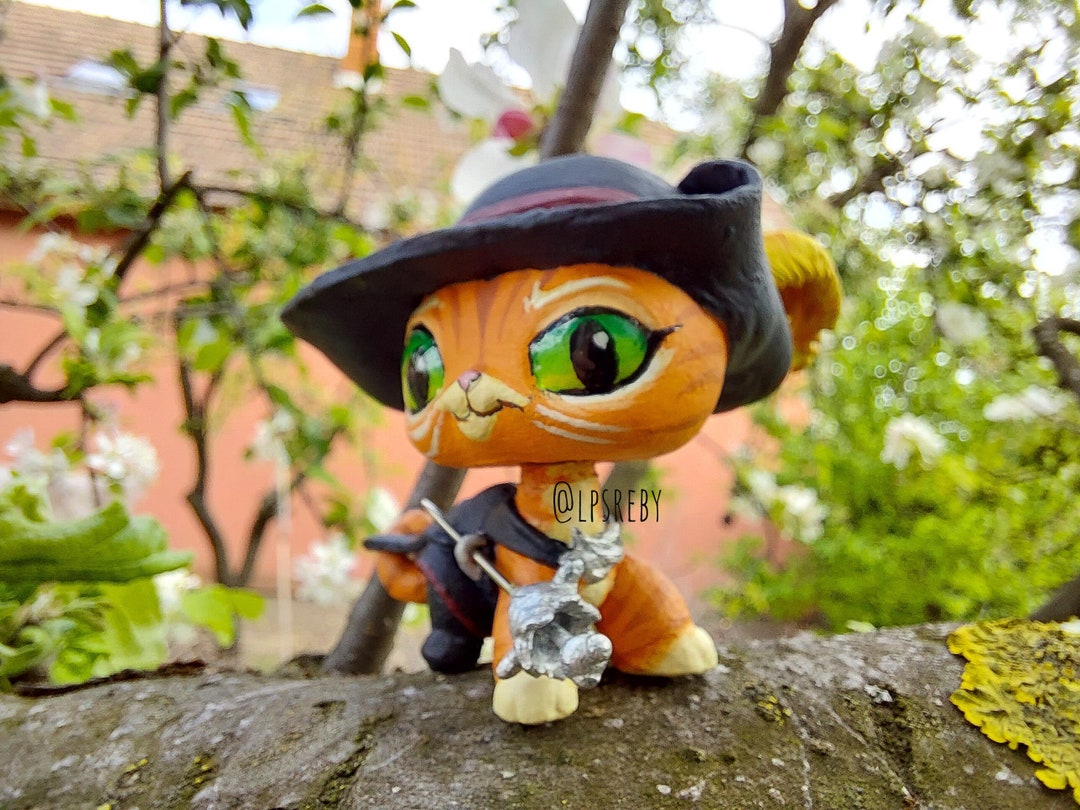 Littlest Pet Shop Custom Puss in Boots the Last Wish Lps - Etsy