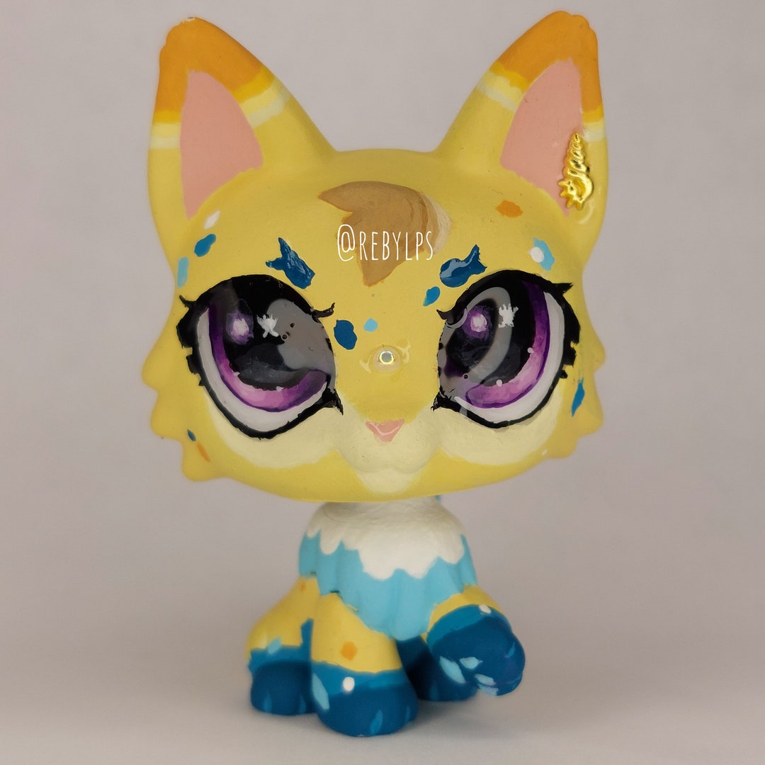 Lps OOAK Custom Beach Inspired Littlest Pet Shop Nostalgia Handmade Art ...