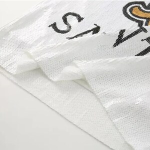 New Orleans Saints White Kamara Sequin Party Dress White Sequin Party ...