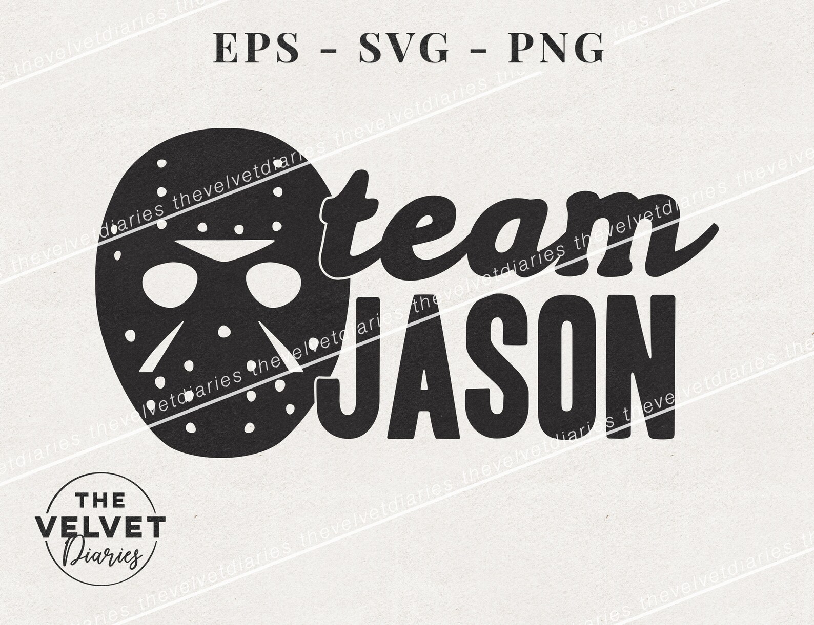 Team Jason Halloween Vector Svg Eps Png Jpg Clip Art - Etsy