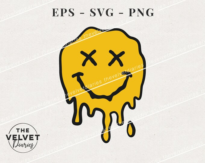 Vector Melting Face Emoji Design - Svg, Jpg, Png, Eps - Illustration ...