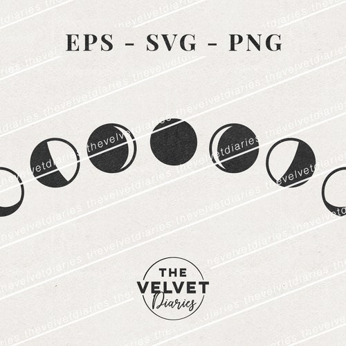 Moon Sunburst Celestial Stars Lunar Mystical Drawing Vector | Etsy