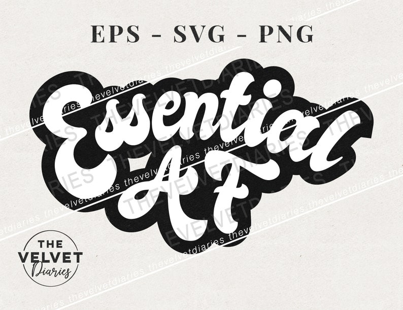 Essential AF Worker Vector Svg Eps Png Cricut Clip Art - Etsy