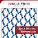 Digital Jungle Vines Quilt Foundation Paper Piecing Downloadable Pdf ...