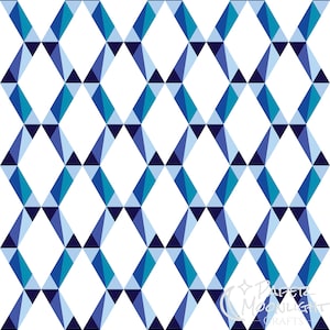 Digital Jungle Vines Quilt Foundation Paper Piecing Downloadable Pdf ...