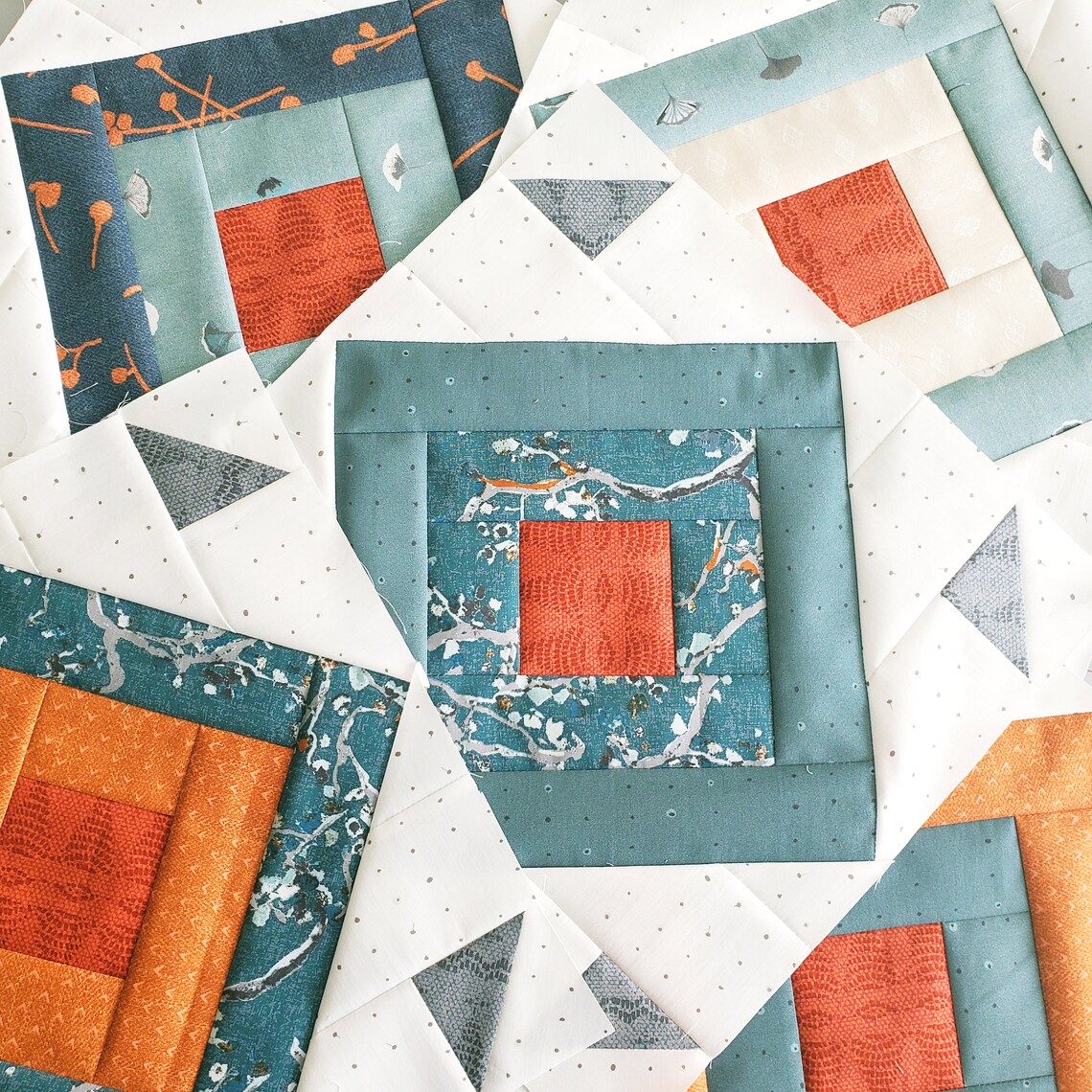 Digital PDF Pattern: 'nesting Baskets' Modern Quilt With Two Layout and ...