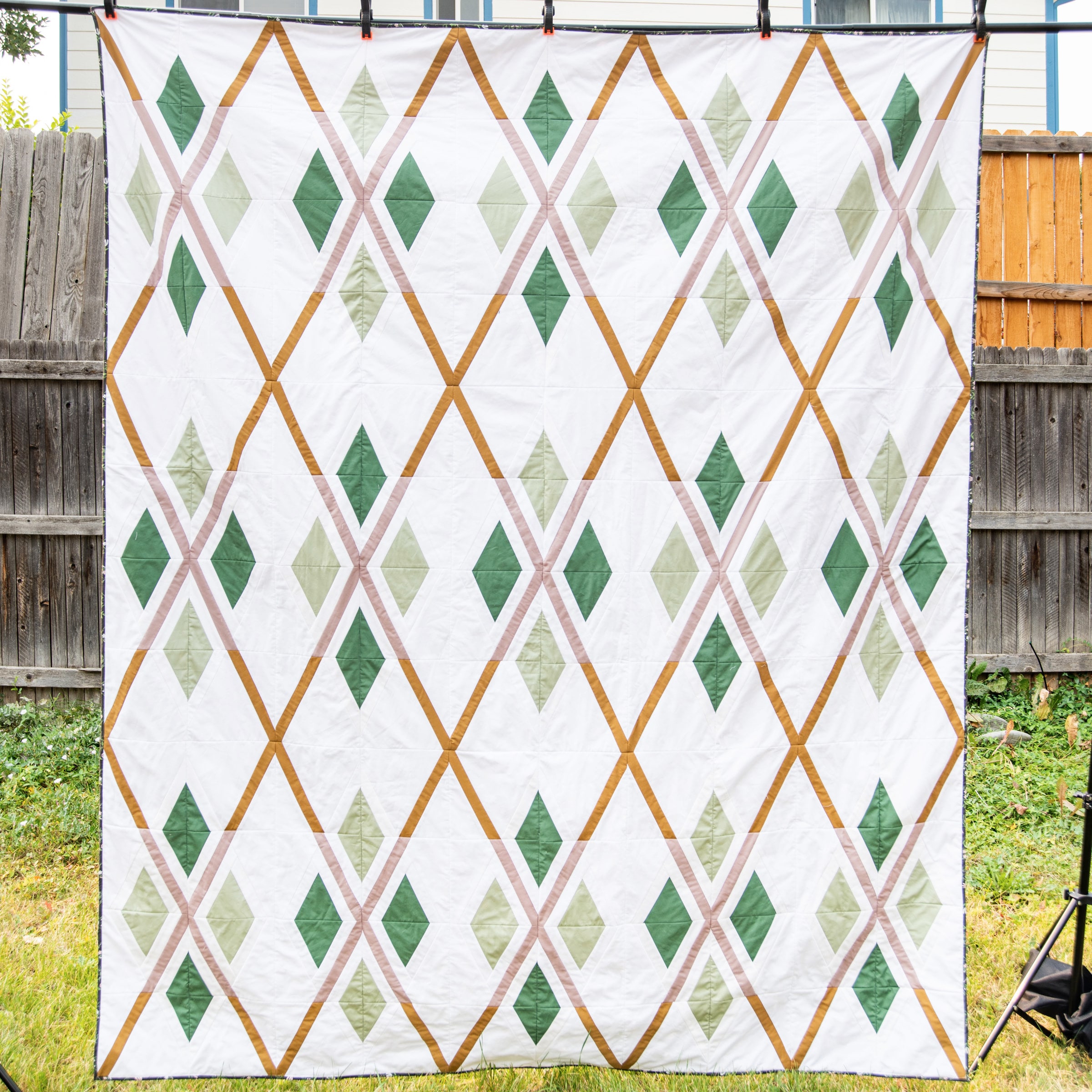 Argyle Window Modern FPP Quilt Pattern Digital Download - Etsy
