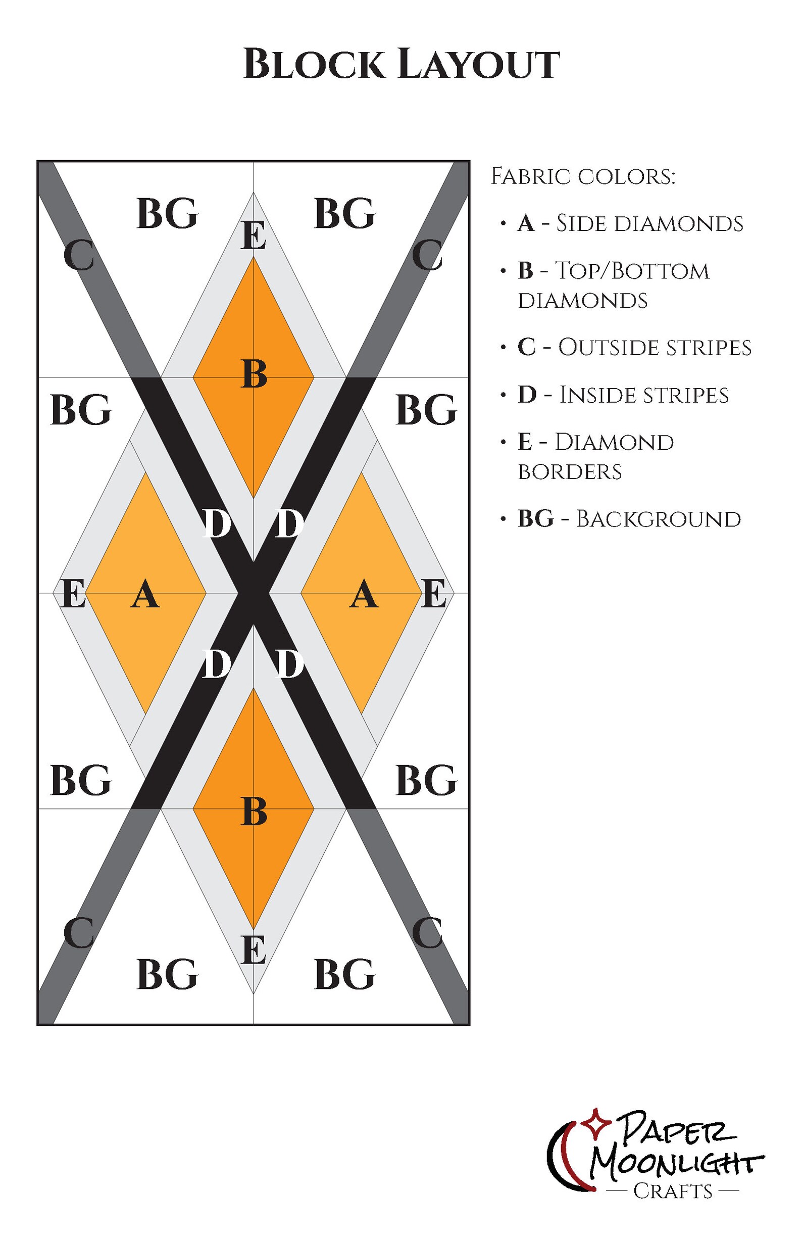 Argyle Window - Modern FPP Quilt Pattern - Digital Download - Etsy