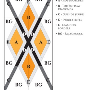 Argyle Window - Modern FPP Quilt Pattern - Digital Download - Etsy