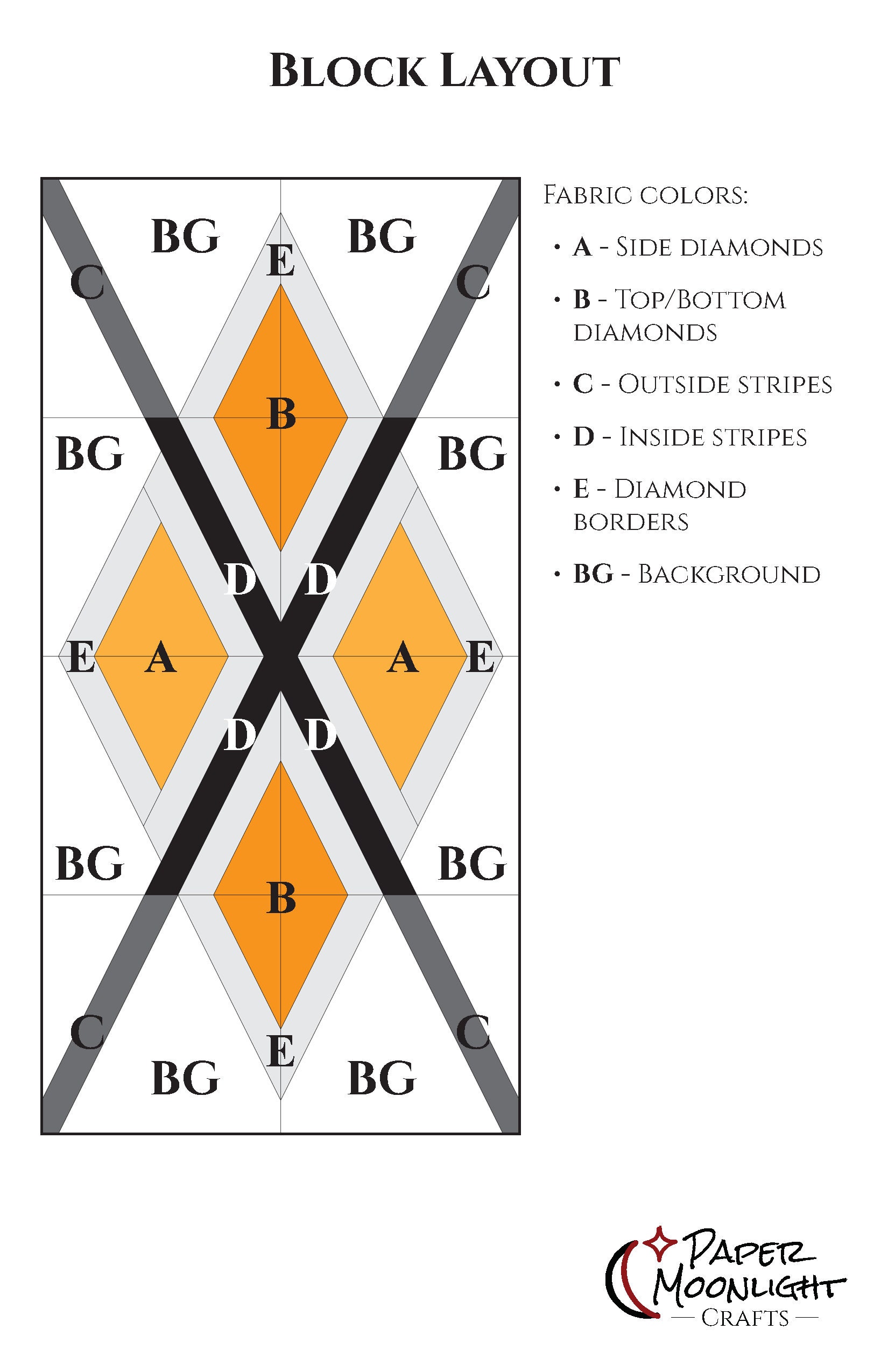 Argyle Window Modern FPP Quilt Pattern Digital Download - Etsy