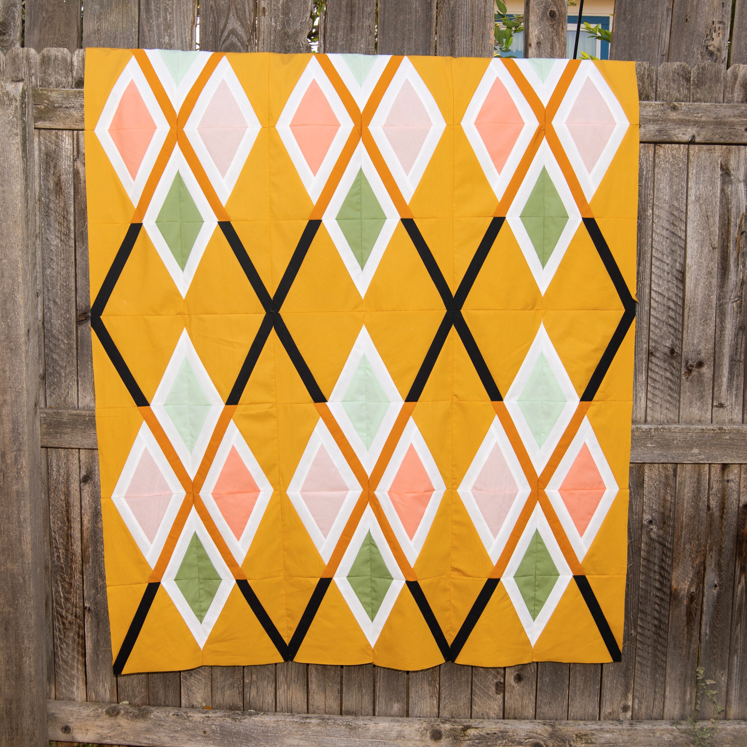 Argyle Window Modern FPP Quilt Pattern Digital Download - Etsy