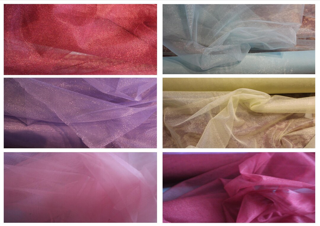 Tulle Net Mesh Fabric Soft With Shimmer for Tutu Bridal - Etsy